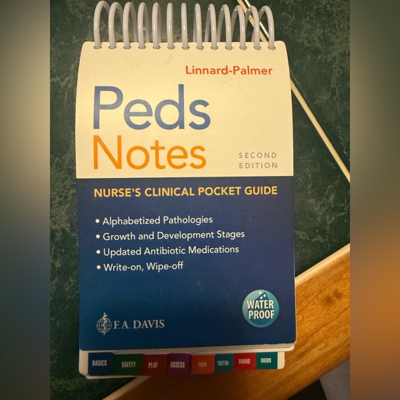 F.A. Davis | Other | Peds Notes Nurses Clinical Pocket Guide Blue And ...
